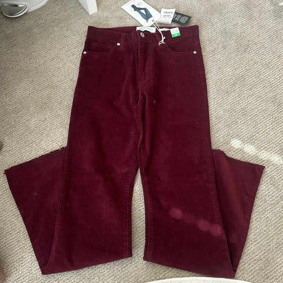 TJ Maxx | Pants & Jumpsuits | Red High Rise Flare Jeans | Poshmark